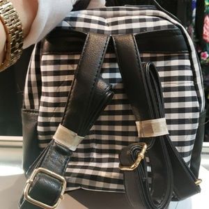 Bags | Plaid Mini Backpack Nwt | Poshmark